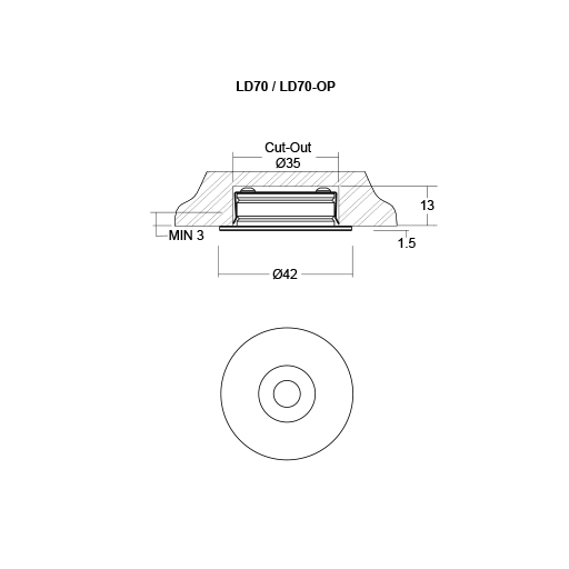 LED products manufactured in the UK | LD70 | Lightgraphix Ltd